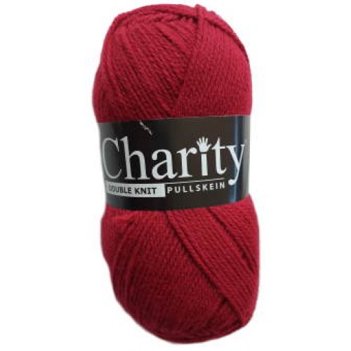 Claret Charity, Double Knit by Elle