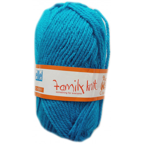 Family Knit, Chunky, Turquoise