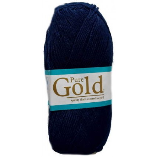 Navy Pure Gold, 4 Ply by Elle